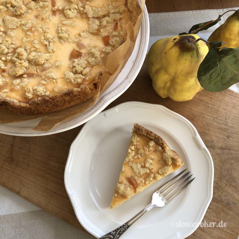 Herbst-Bäckerei: Quitten-Quarkkuchen | Langsam kocht besser