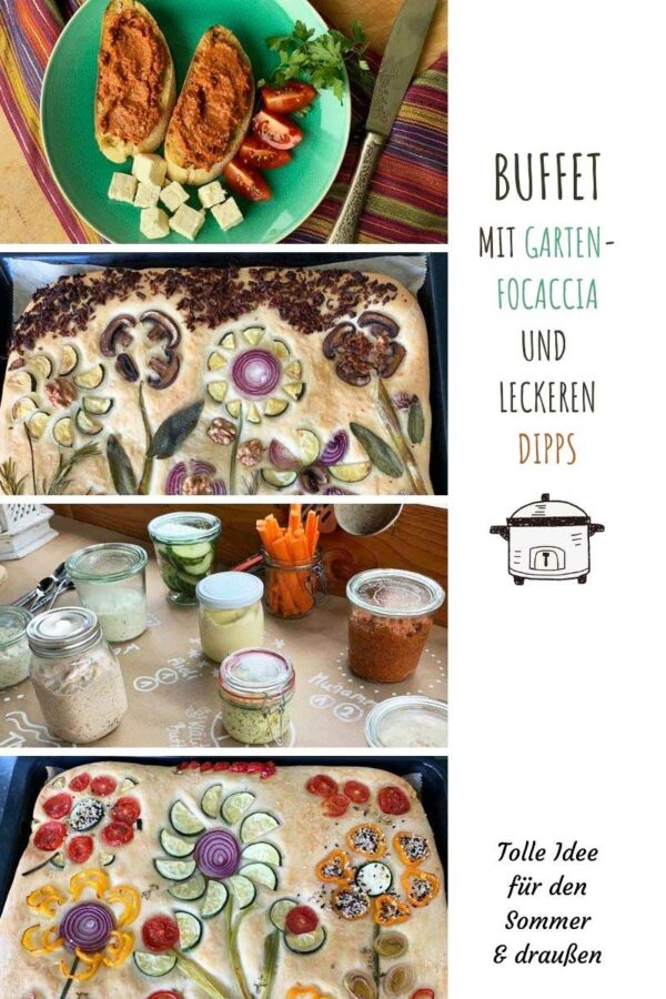 Schnelles Buffet mit Brot und Dips | Langsam kocht besser
