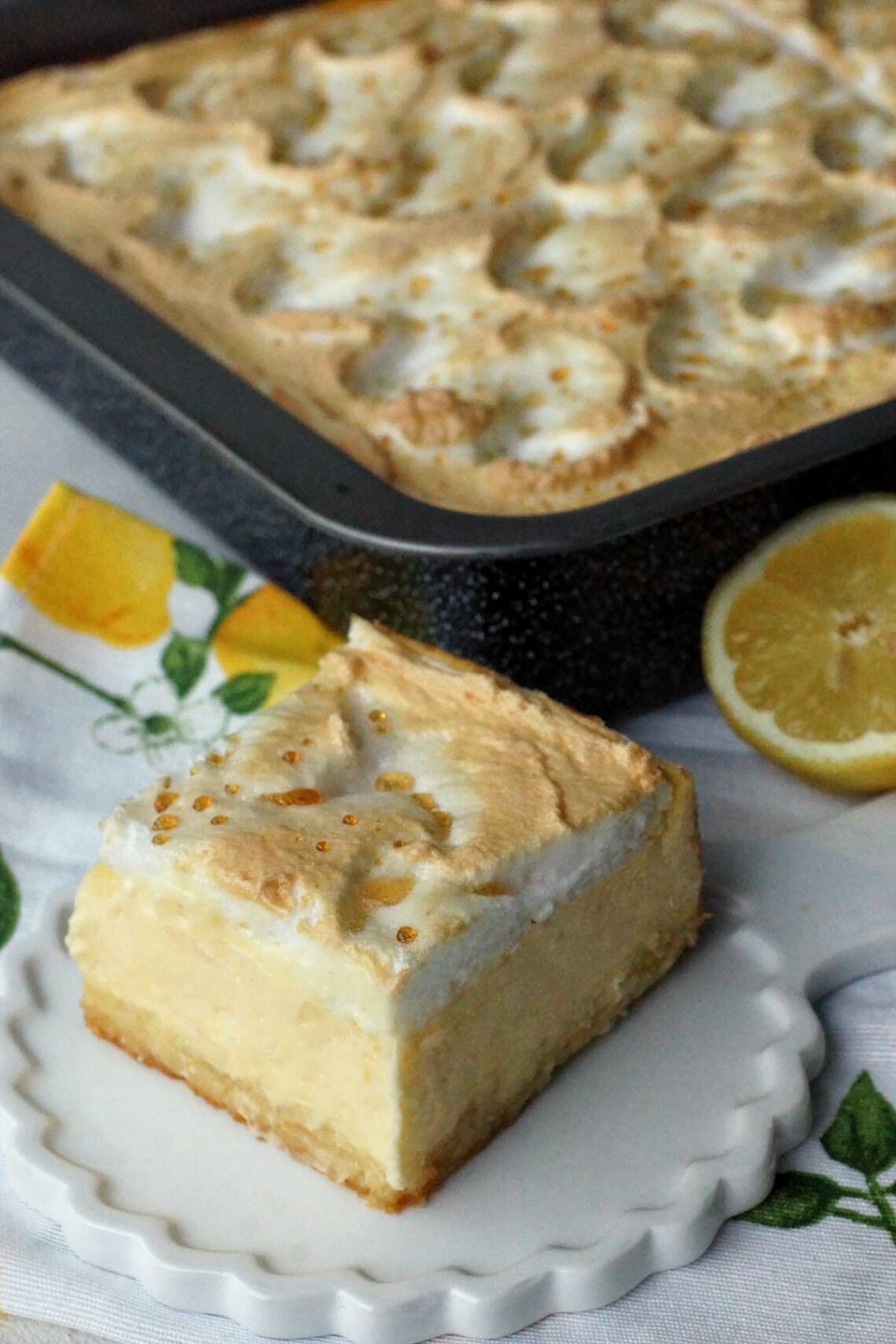 Baiser-Käsekuchen vom Blech | Langsam kocht besser